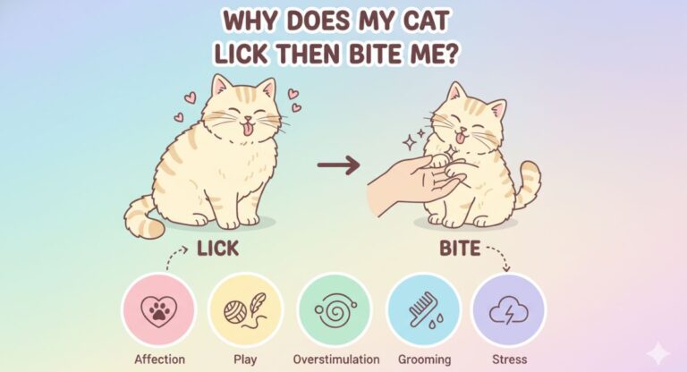 Why Does My Cat Lick My Hand And Then Bite Me?